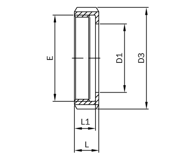 Nutmutter mit Freistich DIN 11851 ISO - Armaturenwerk Hötensleben GmbH ...
