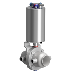Butterfly Valve Weldon one side heated VMove® Air/Spring DIN | AWH
