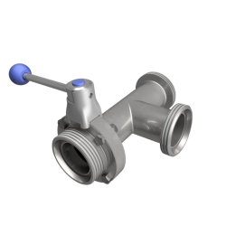 T-Butterfly Valve Male manually operated Type A DIN | AWH