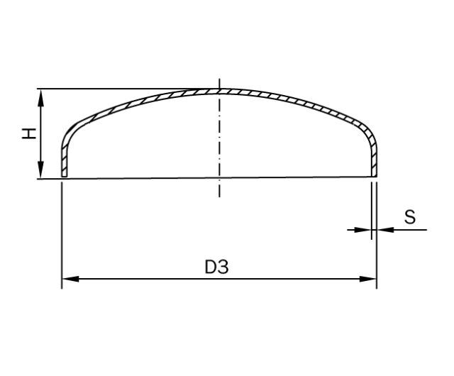 Convex bottom similar to DIN EN 10253-4 DIN - Armaturenwerk Hötensleben GmbH - Ihr Partner für ...