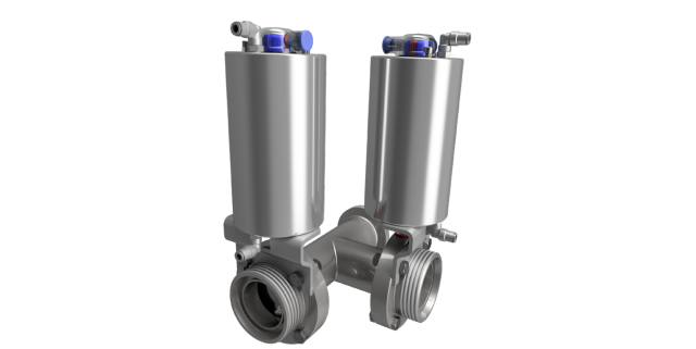 T-Butterfly Valve Male VMove® Air/Air Type B DIN - Armaturenwerk ...