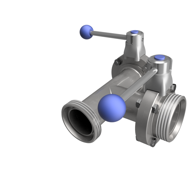 T-Butterfly Valve Male manually operated Type C DIN - Armaturenwerk ...