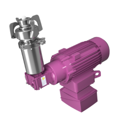 Magnetic mixers with axis extension, with sensor unit